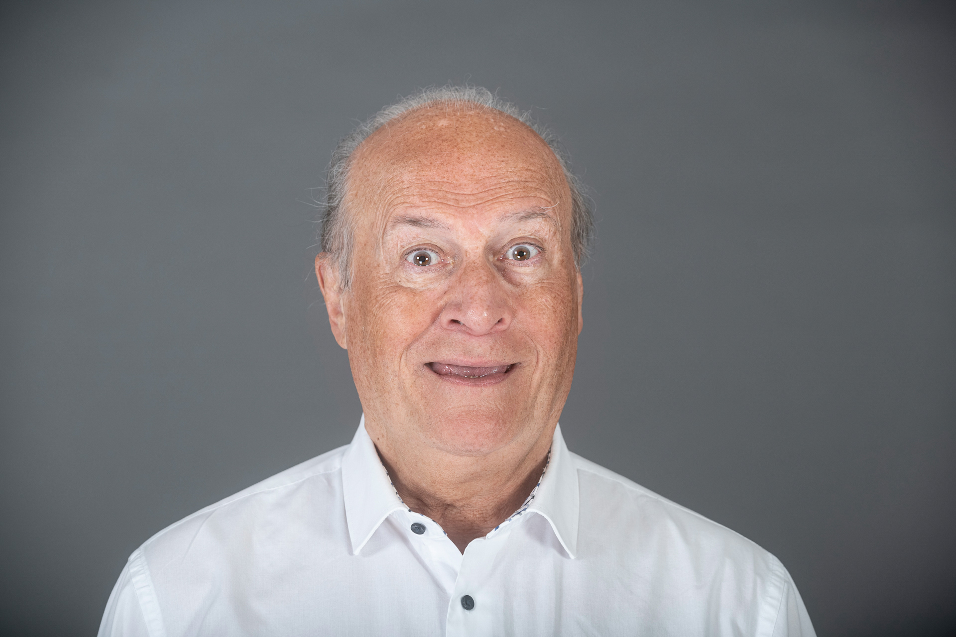 Jacques Vermeire feliciteert Ruben Van Gucht