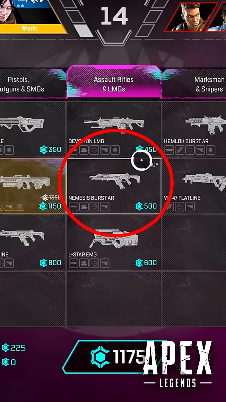 Nemesis burst AR leak in Apex Legends: Evolution event trailer details