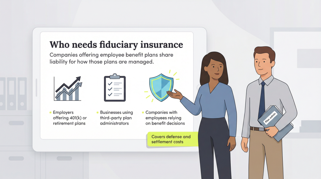 What is fiduciary liability insurance?