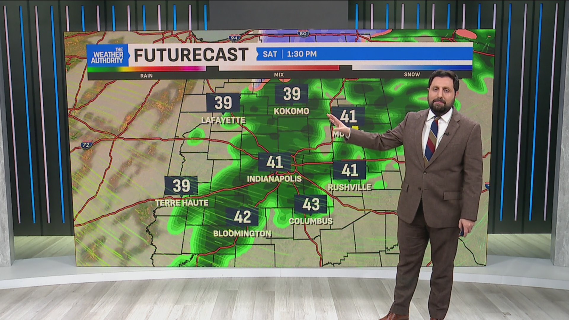 Getting back to reality with rain, snow and cold