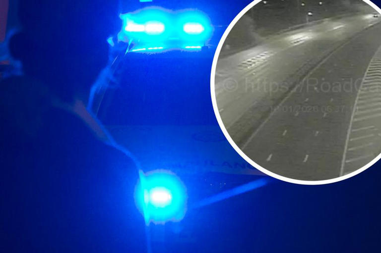 M62 crash statement as car hits central barrier with three hurt