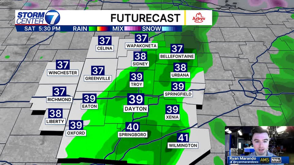Saturday morning forecast