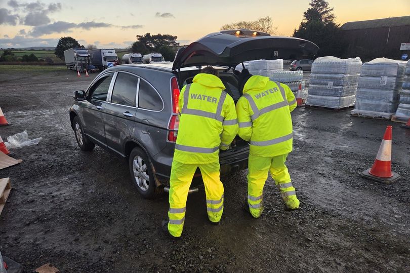Bottled water stations open after Storm Goretti knocks out treatment works