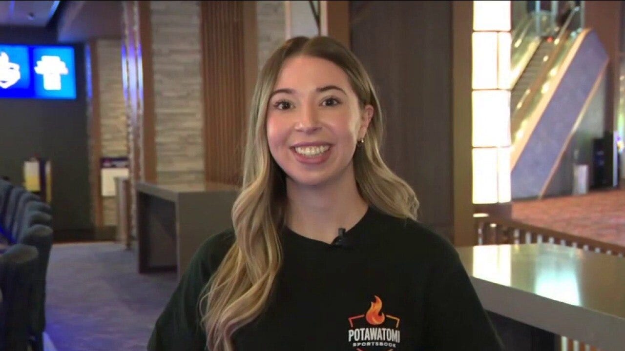 Placing bets at Potawatomi Casino Hotel