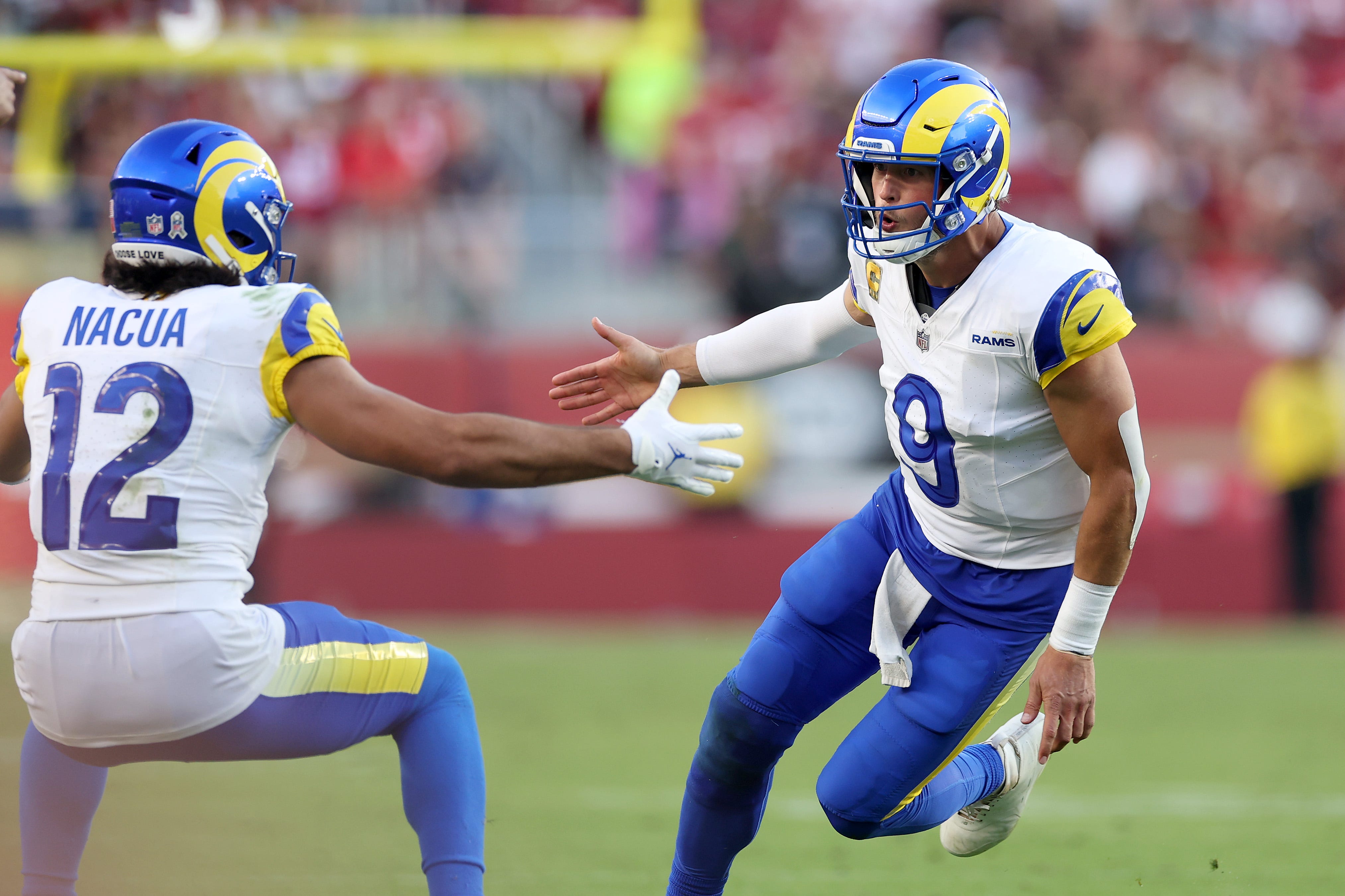 Watch: Matthew Stafford and Puka Nacua react to All-Pro selections