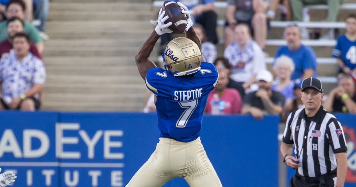 Minnesota adds third portal wide receiver in Tulsa’s Zion Steptoe