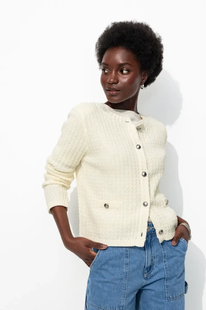 « Un essentiel pour l'hiver », ce sublime cardigan Promod est en solde ...
