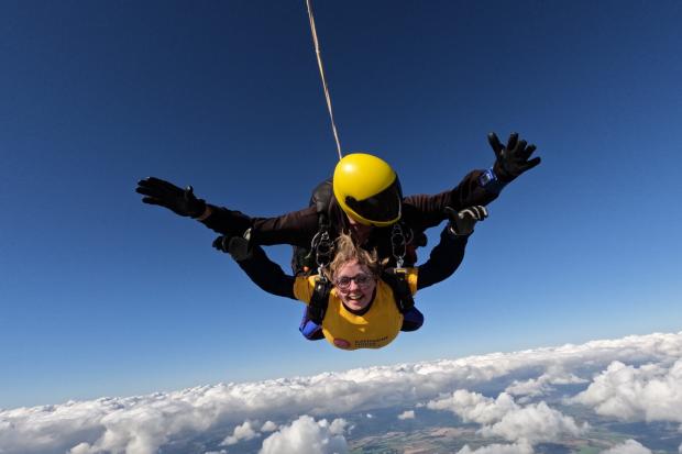 Snowdon, triathlon and skydive - hospice fundraising events