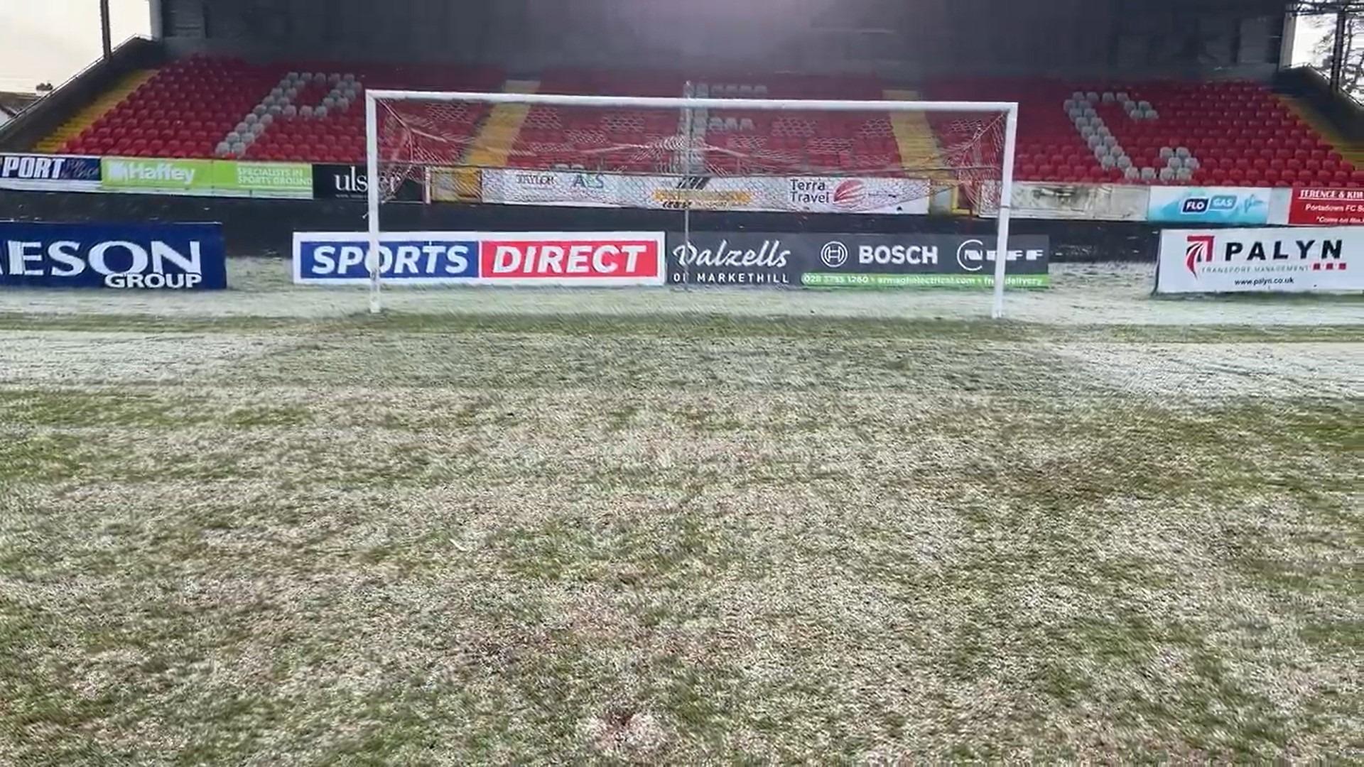 Watch: Pitch inspection updates with games off, Irish Cup tie switch ...