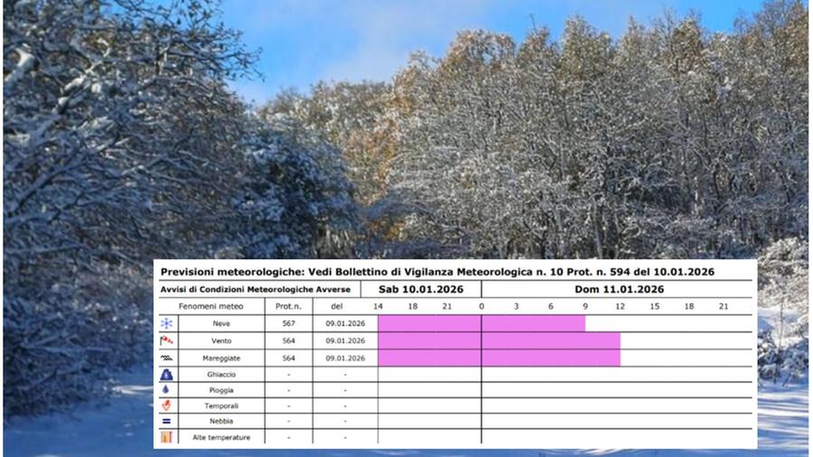 Neve in Sardegna, prorogata l’allerta meteo