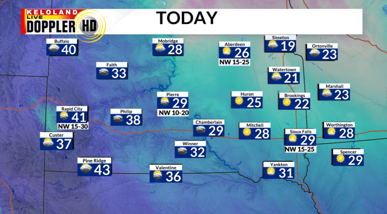 Storm Center AM update: Cooler today with snow chances