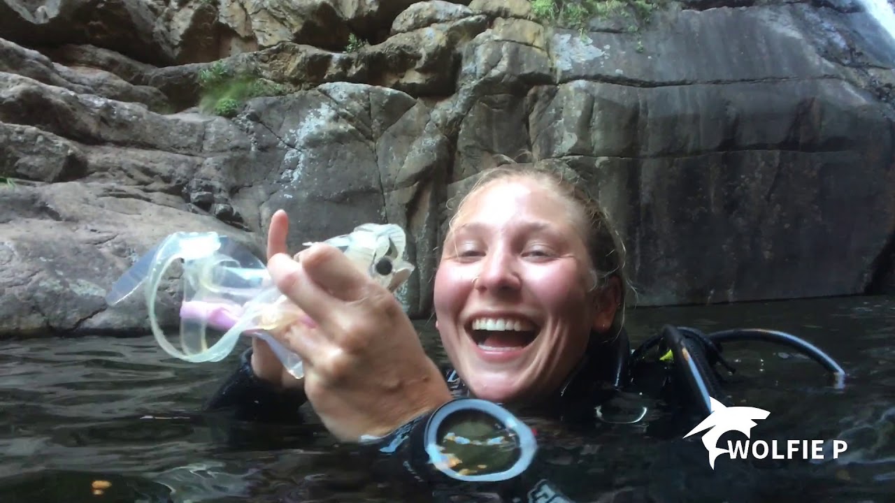 Waterfall dive in Oudtshoorn