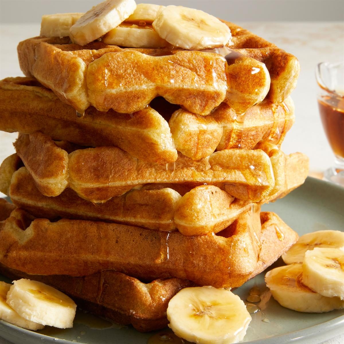 Banana waffles