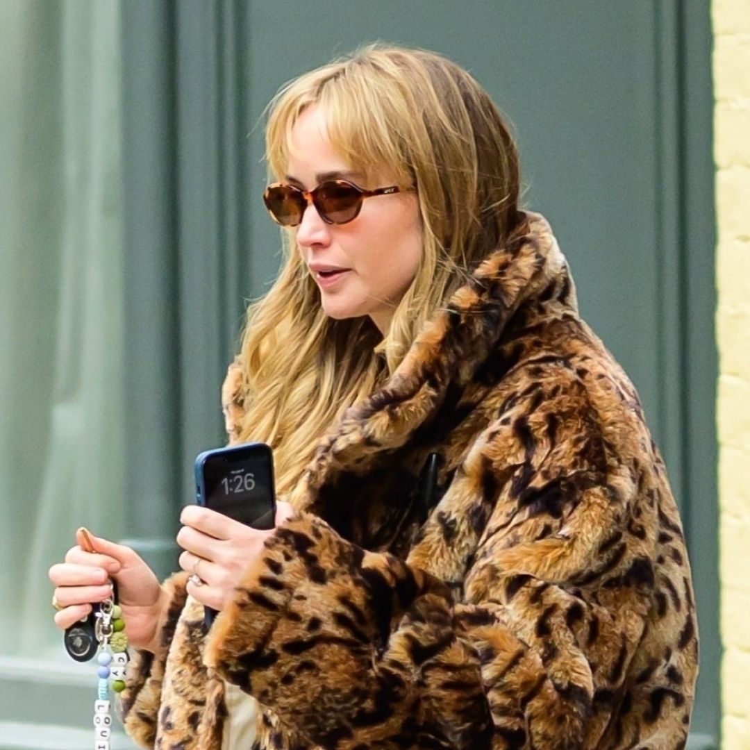 Jennifer Lawrence embraces 2026's prints galore trend in a Jacquemus jacket