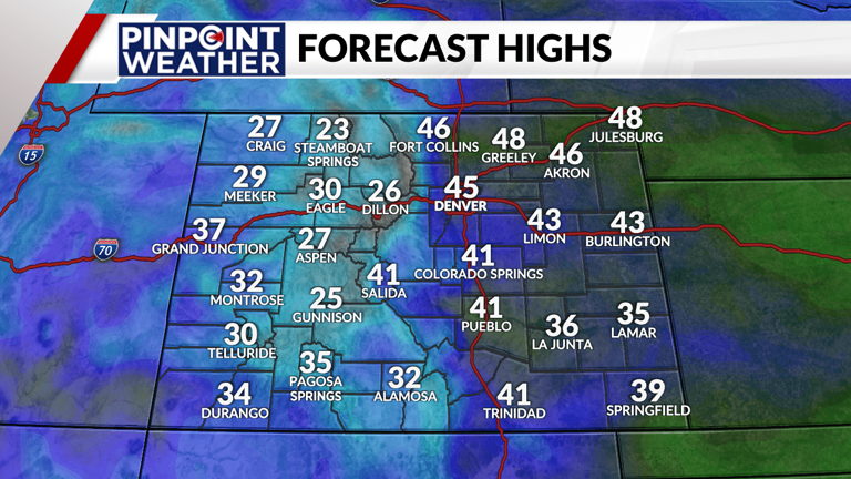 Denver weather: Warming up and turning quiet