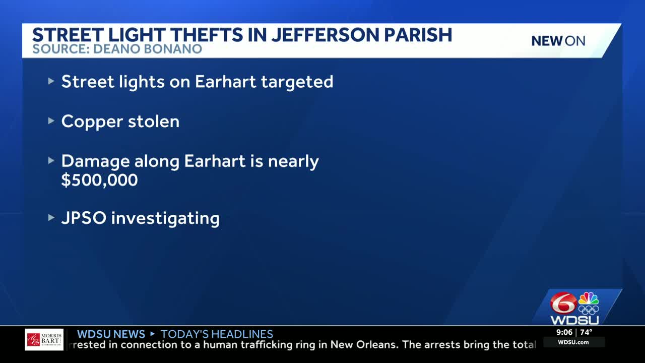 JP copper thefts