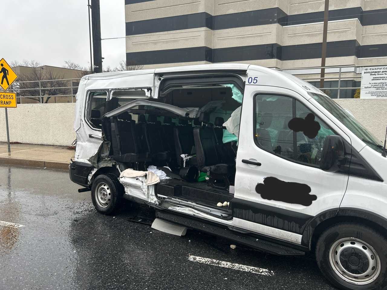 Mass casualty incident reported after ride on bus, day care van crash ...