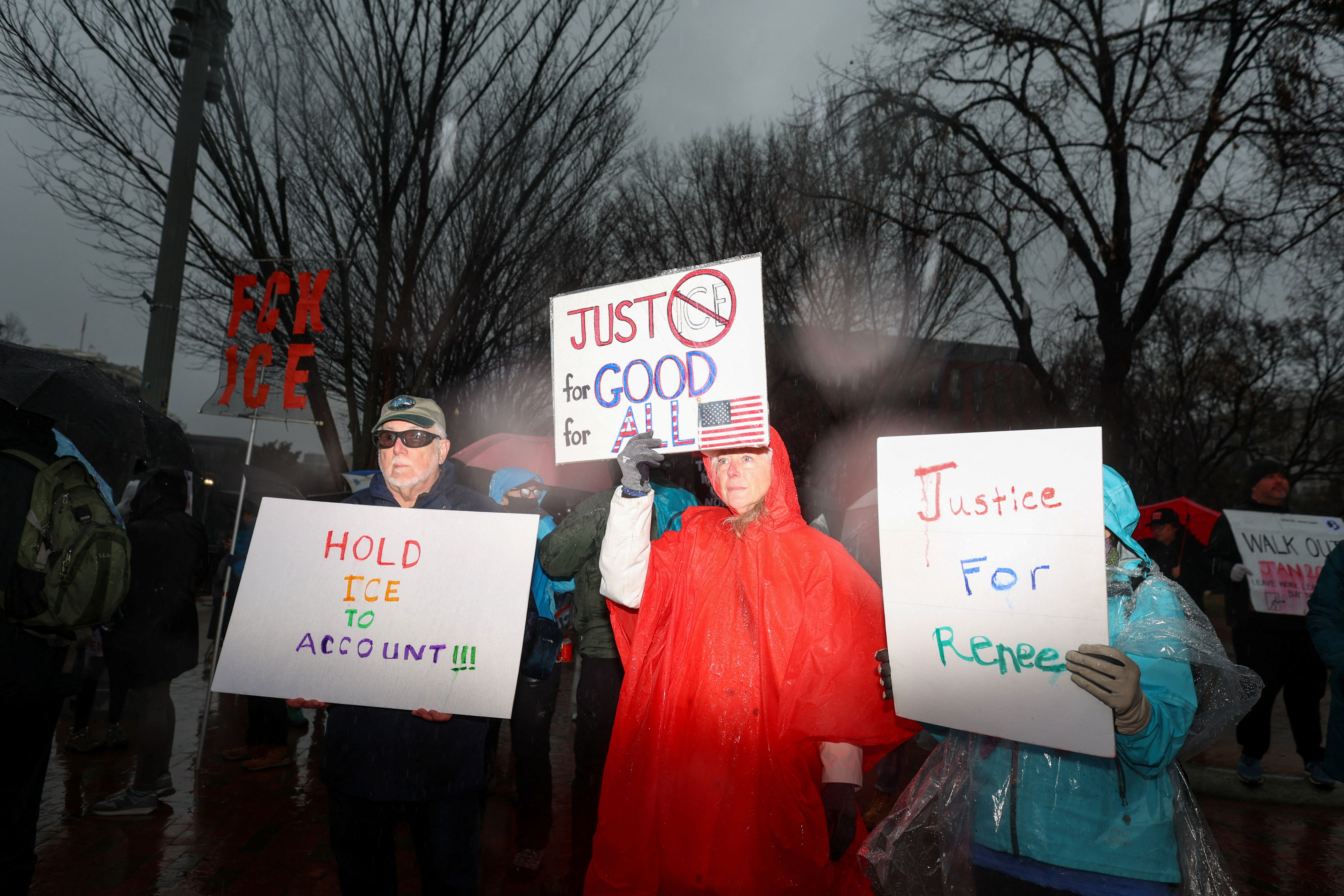 ‘We have to stand up’: ICE killing in Minneapolis sparks protests across US