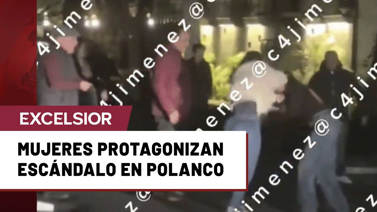 Video capta a mujeres ebrias dando show tras salir de un antro en Polanco