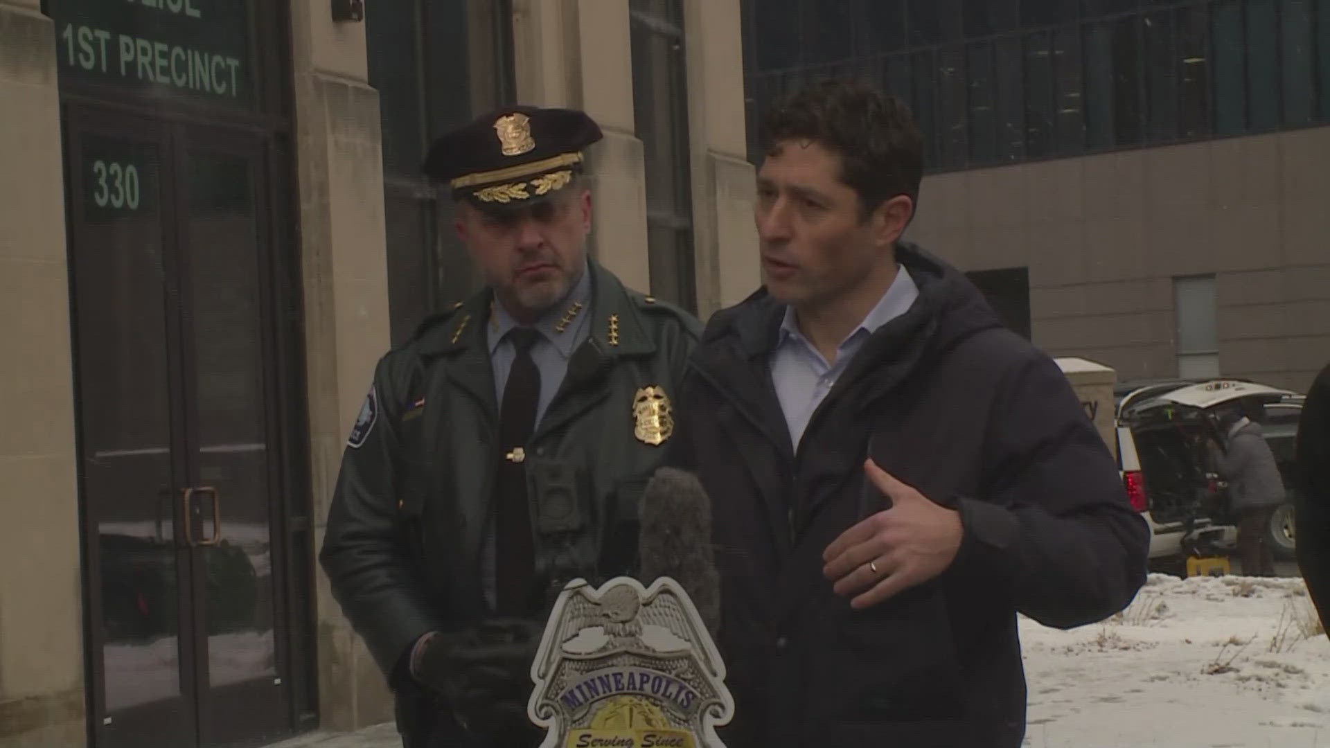 City leaders address overnight protests in downtown Minneapolis