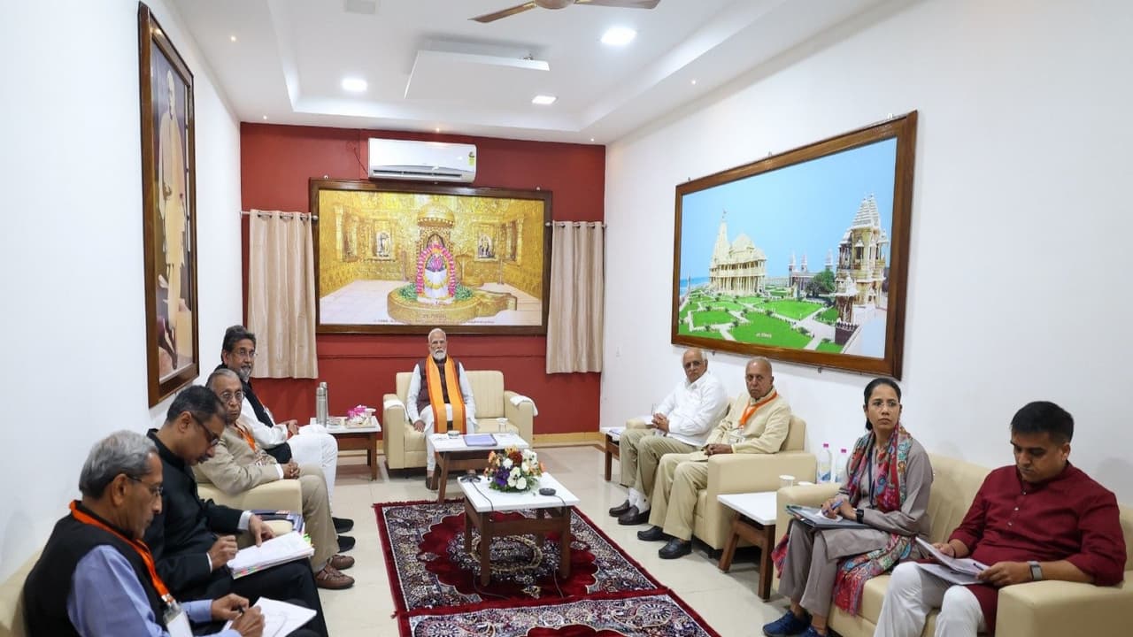 PM Modi chairs Somnath Trust meet, reviews infrastructure upgrades