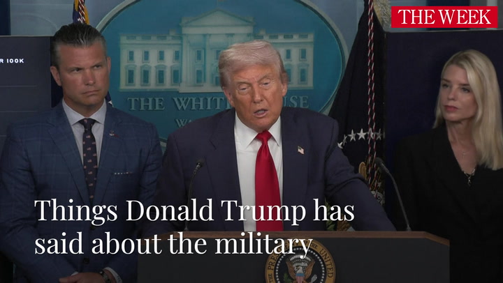 Things Donald Trump has said about the military