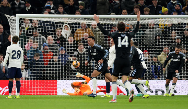 Tempers flare as Aston Villa knock Tottenham out of FA Cup