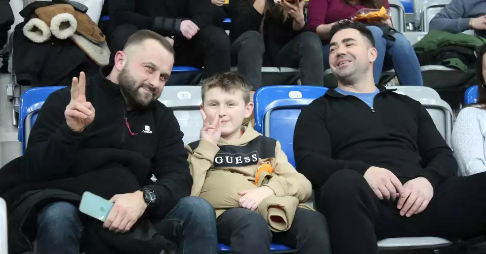 Kibice na meczu Pierrot Czarni Radom - Necko Augustów w PLS 1. lidze ...