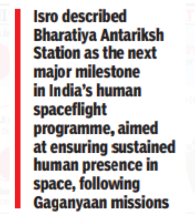 ISRO invites industry to build 1st module for space station