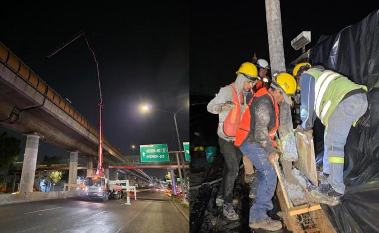 Línea B del Metro: STC realiza colado de nuevas trabes en tramo elevado ...