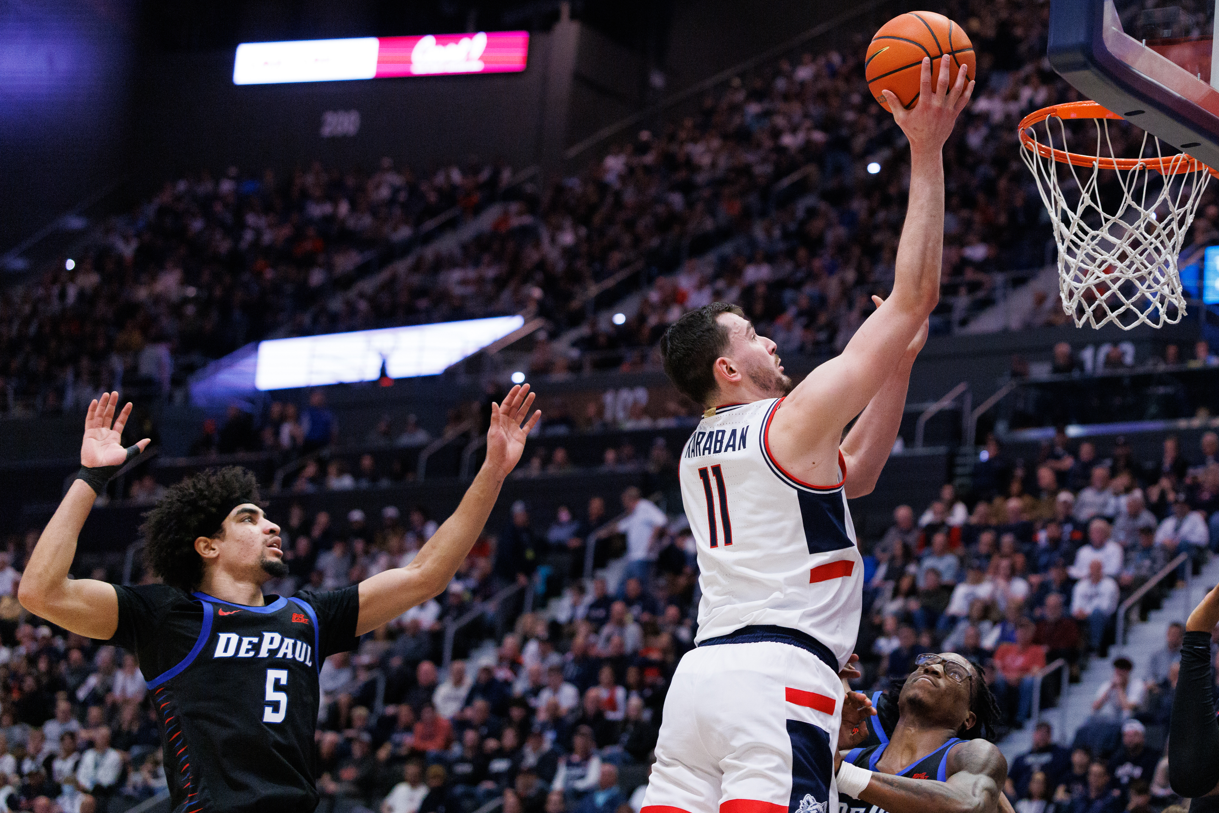 UConn men’s basketball holds off DePaul, 72-60