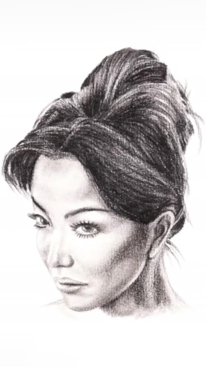 Portrait drawing that brings expression and emotion to life