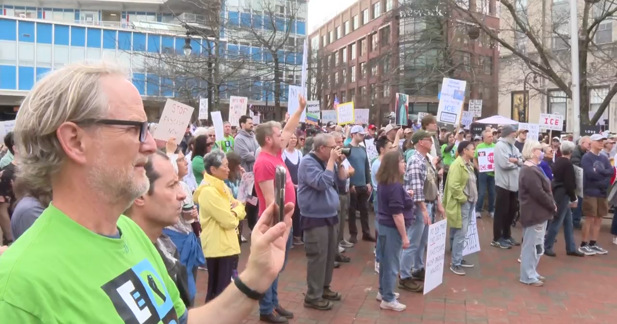 Anti-ICE protesters assemble across the US after shootings in ...