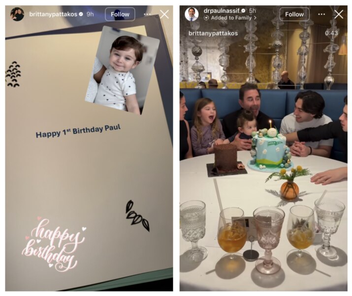 Dr. Paul Nassif & Brittany Pattakos celebrate their little boy's first ...