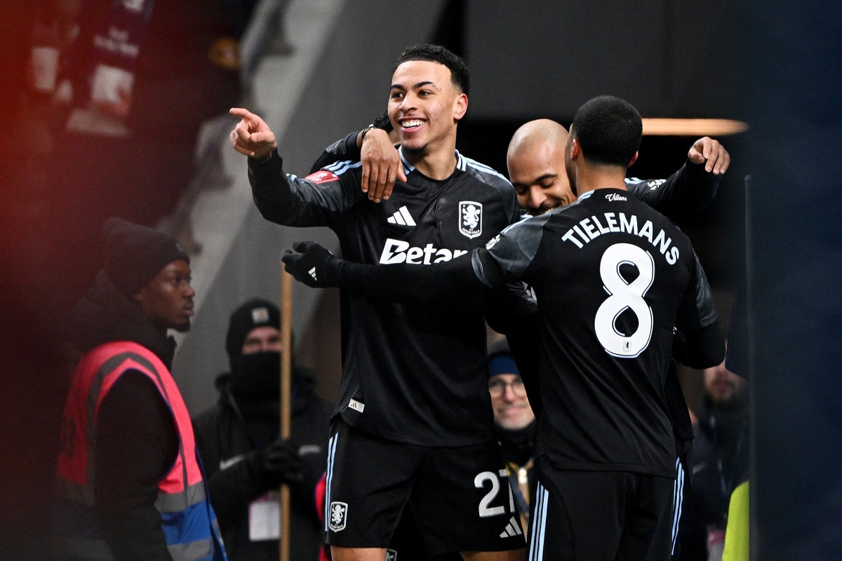 Aston Villa knock Spurs out of FA Cup despite second-half fight-back