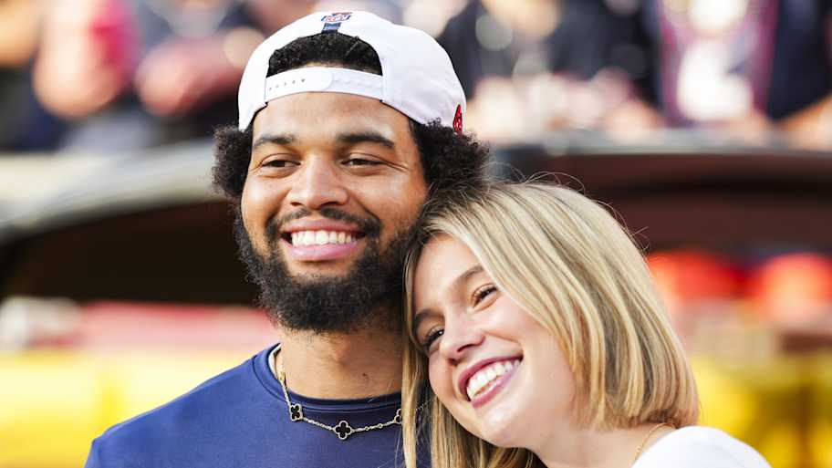 Caleb Williams' ex Alina turns heads in Bears-colors fit for Packers ...