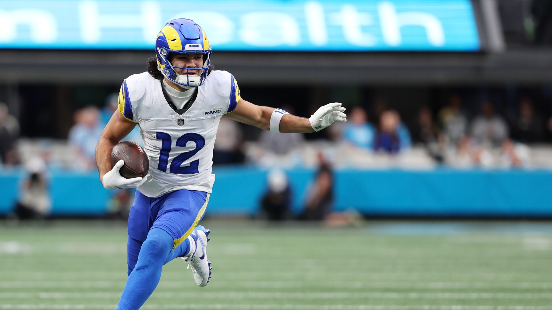 After Bryce Young interception, Puka Nacua scores second TD, Rams lead 14-0