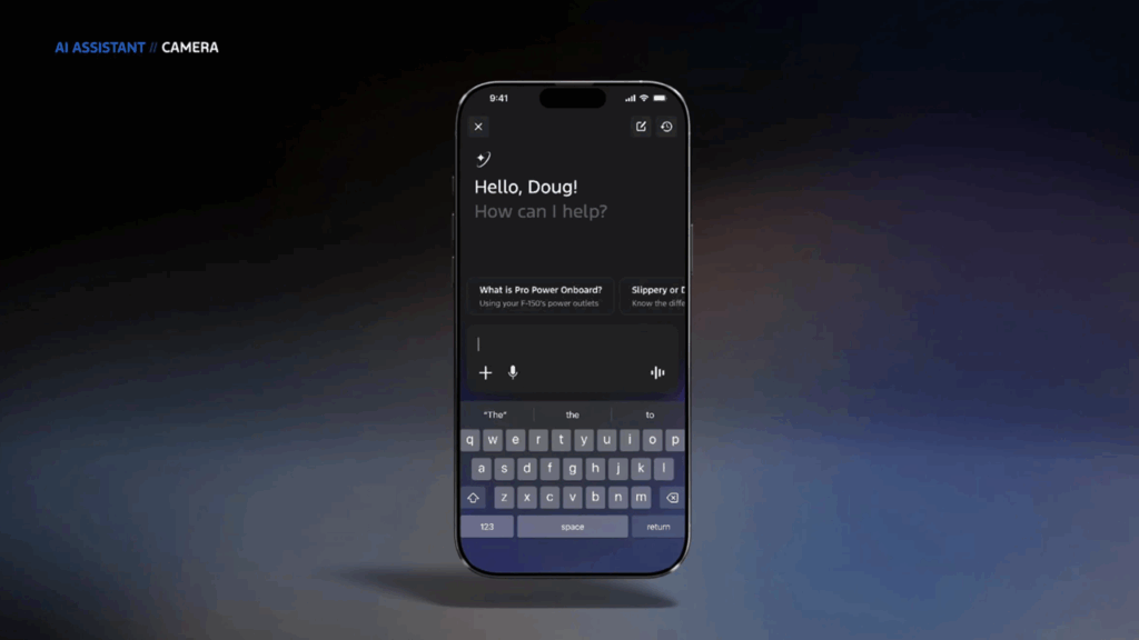 Automobile giant Ford makes their own AI companion with Google support