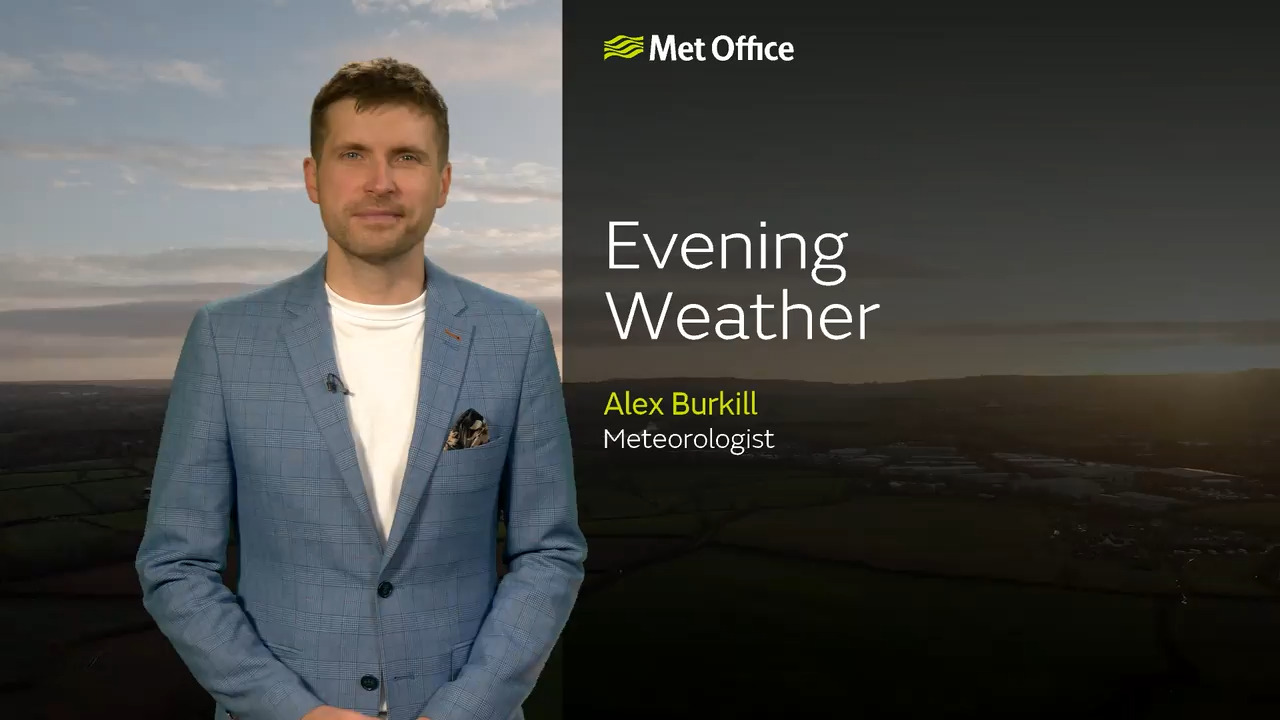 Met Office Friday evening weather forecast 24/10/2025