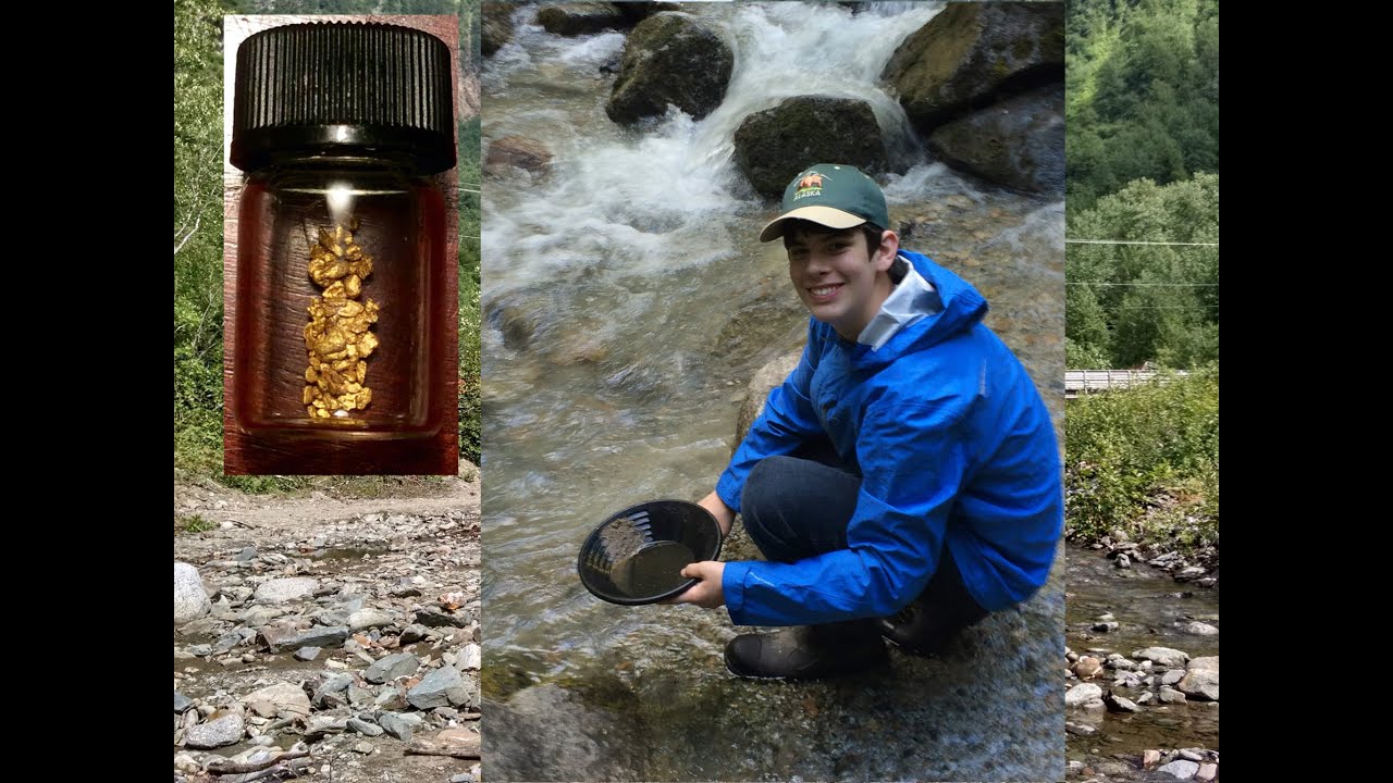 Mining in the hills of the gold rush