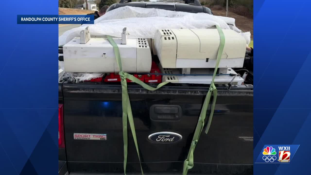 Traffic stop leads to arrest, recovery of stolen equipment