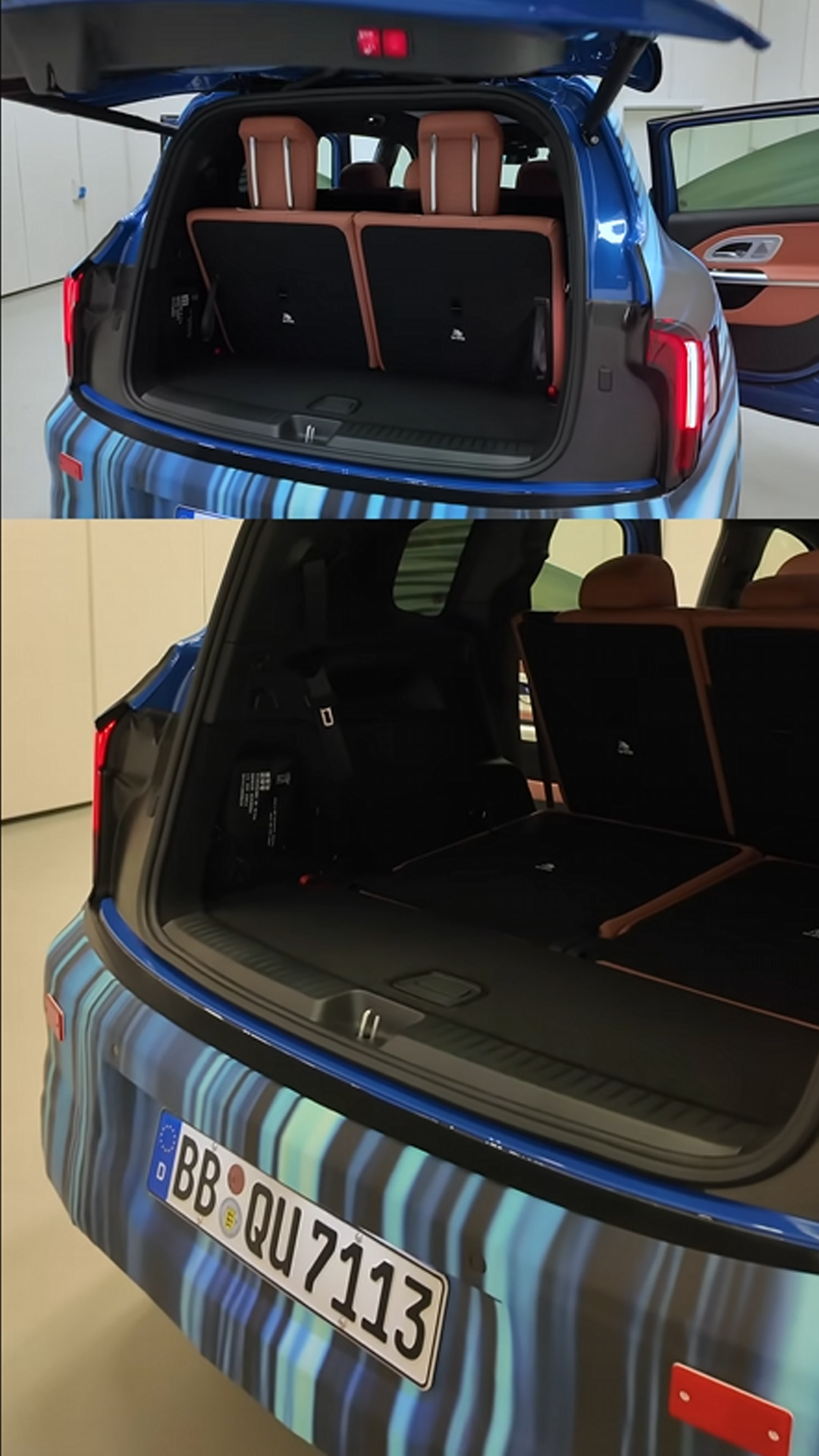 Mercedes GLB trunk flexibility