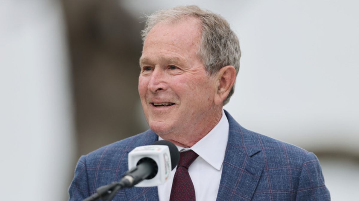 Did George W Bush say he was celebrating no longer having started the ...