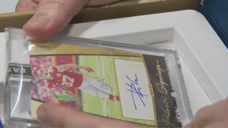 Fake Travis Kelce trading cards used in new QR code scam: Kansas City ...