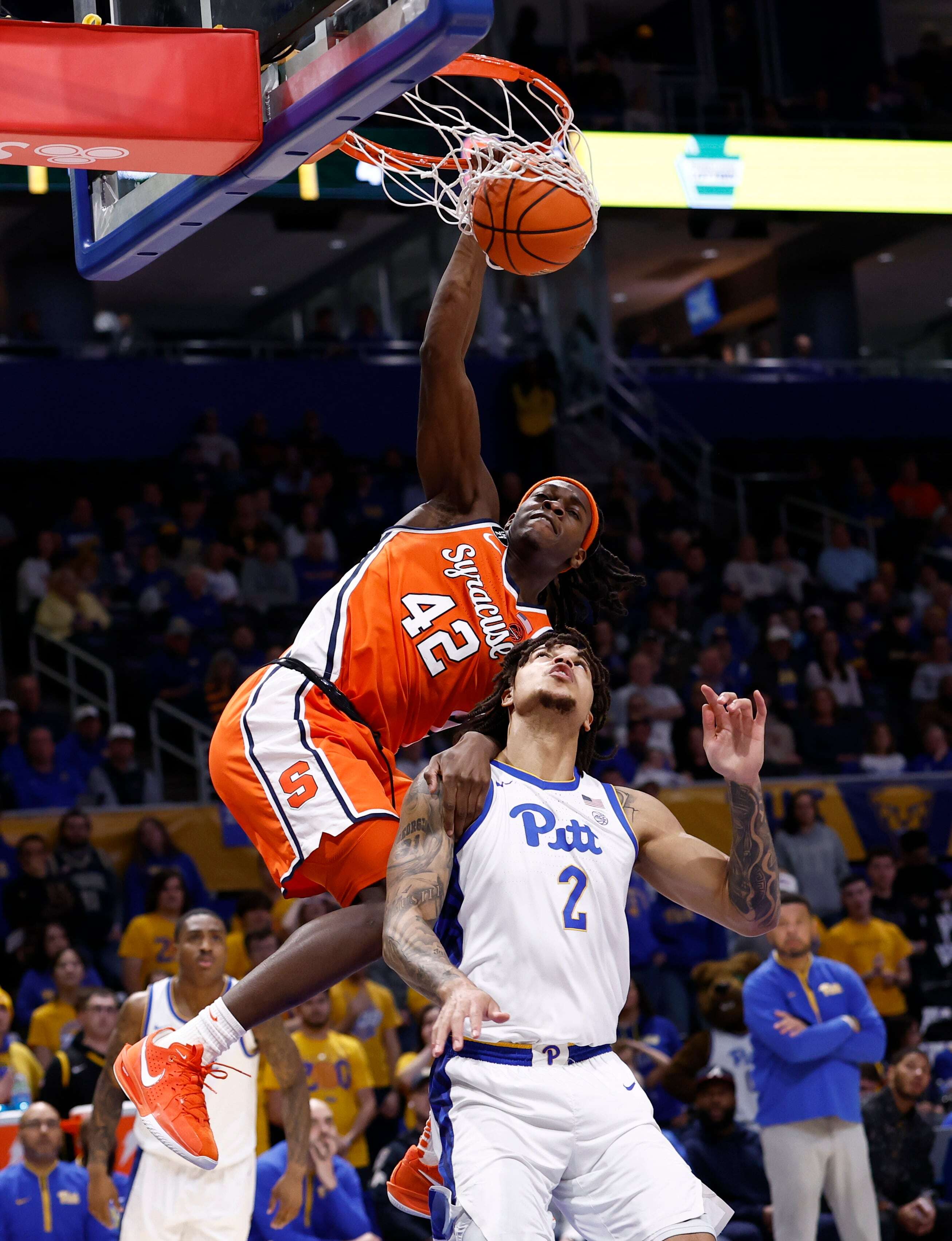 William Kyle slams home dunk of the season in Syracuse win at Pitt ...