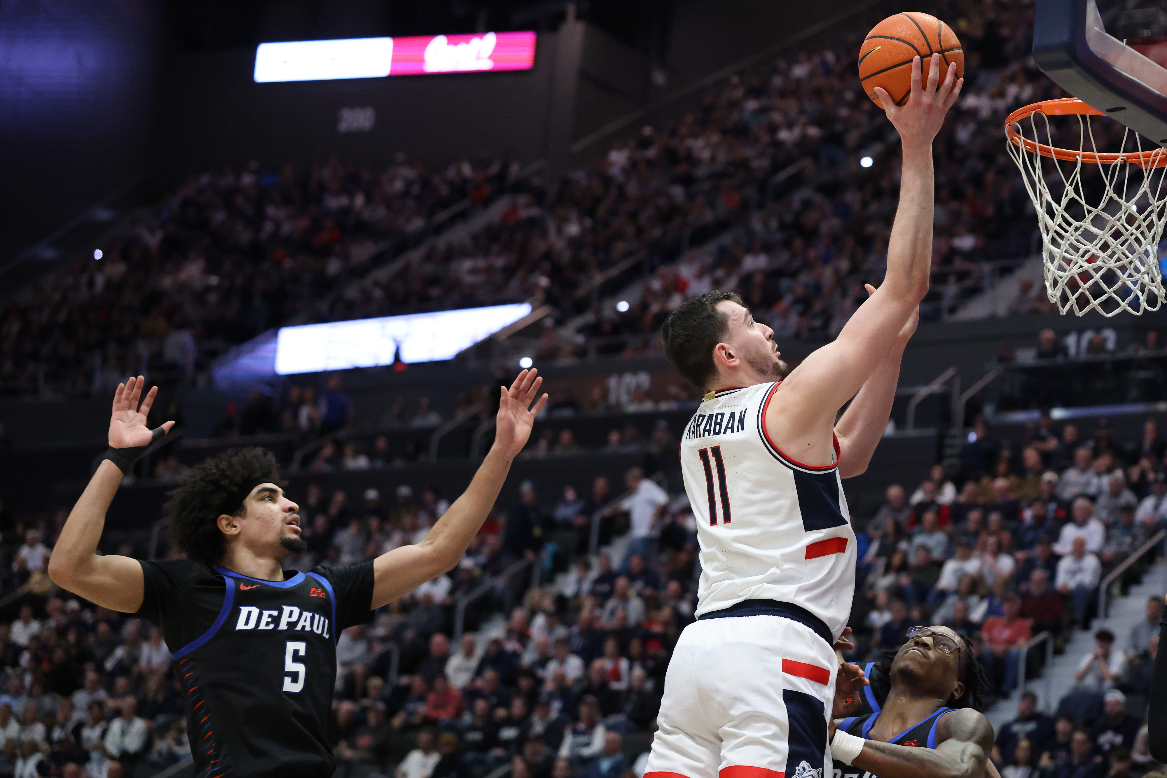 UConn men’s basketball holds off DePaul, 72-60