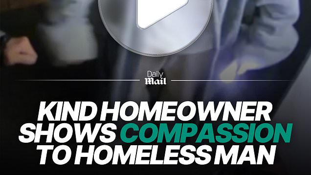 Homeowner shows compassion toward homeless man instead of anger