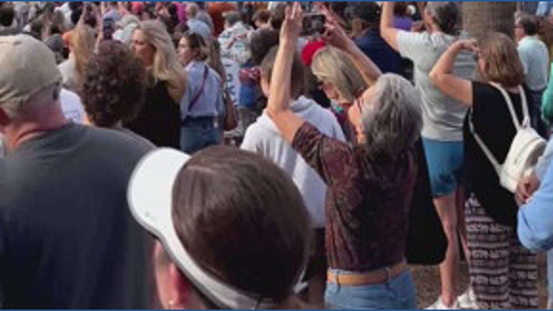 Massive crowd for the peace gathering at the State House