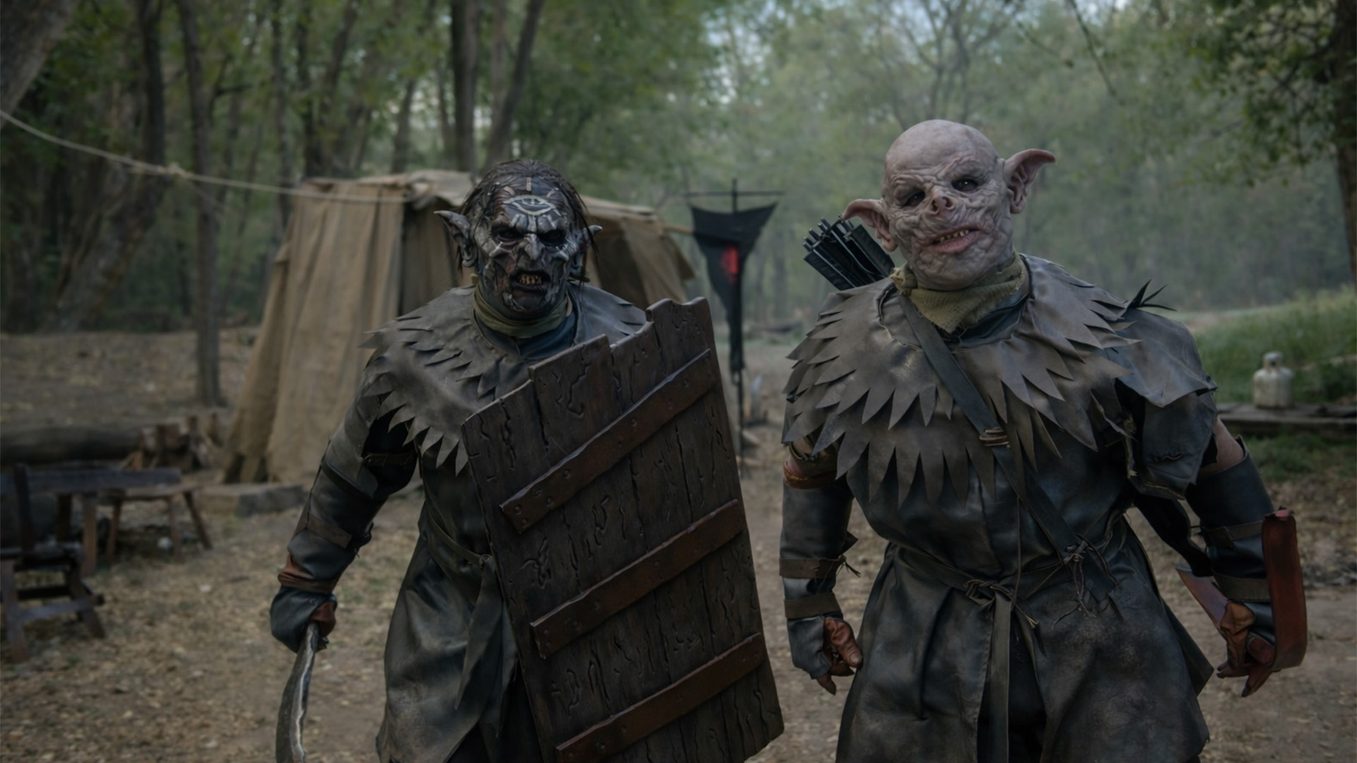 Behind the scenes of orc vs girl