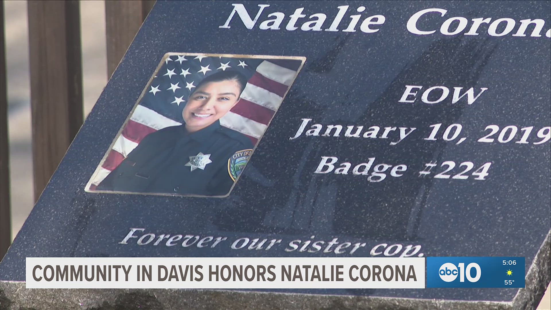 Davis police and community honor Officer Natalie Corona at memorial event